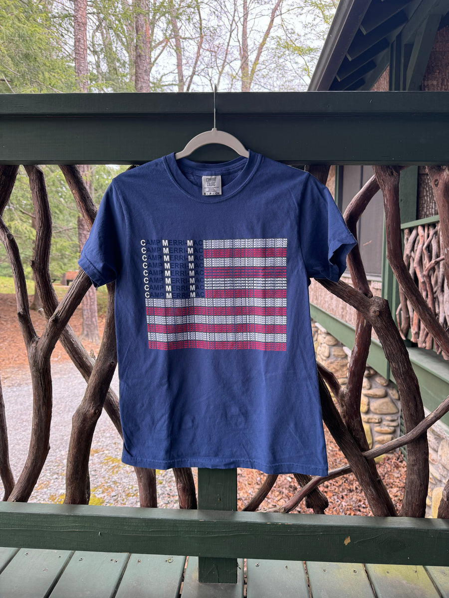 Flag Tee – Camp Merri-Mac