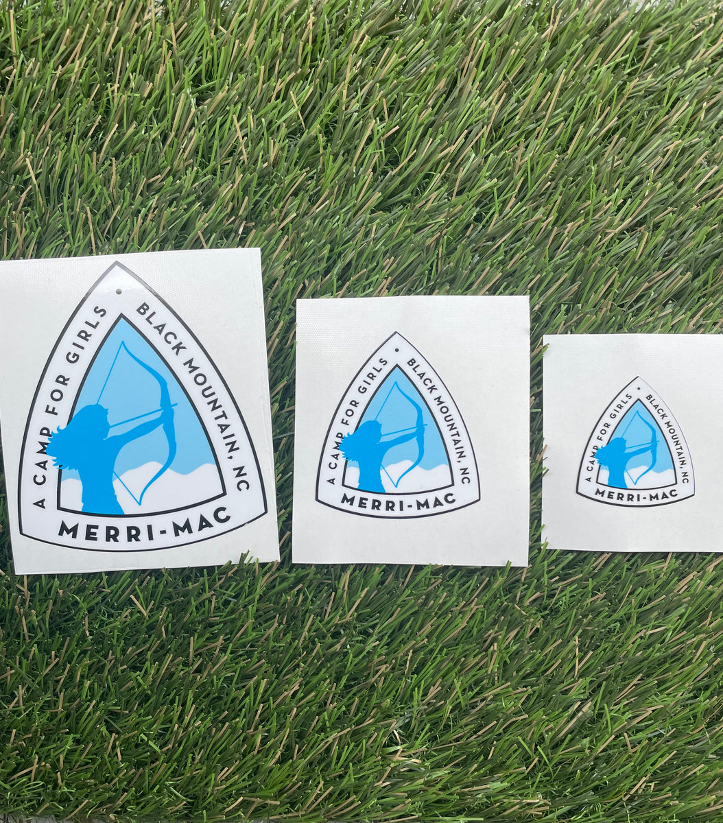 Camp Logo Stickers – Camp Merri-Mac